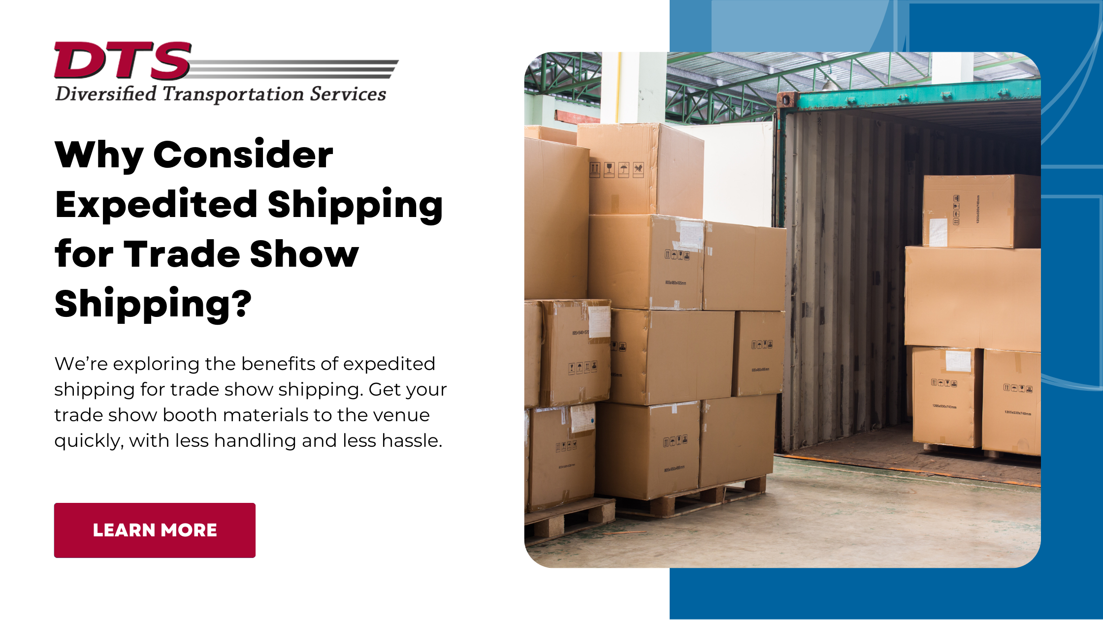 Why Consider Expedited Shipping for Trade Show Shipping?