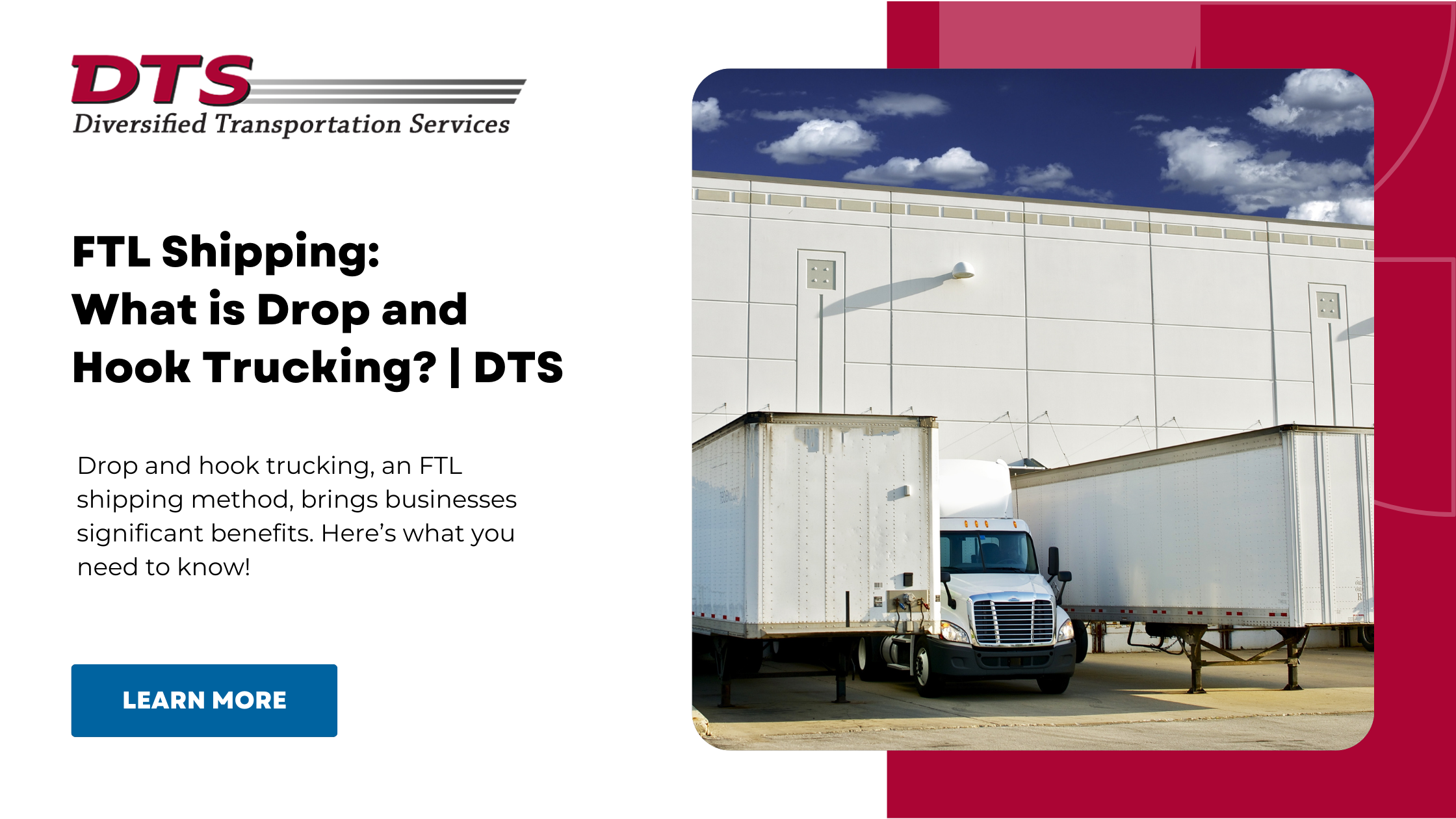 What is drop and hook trucking?